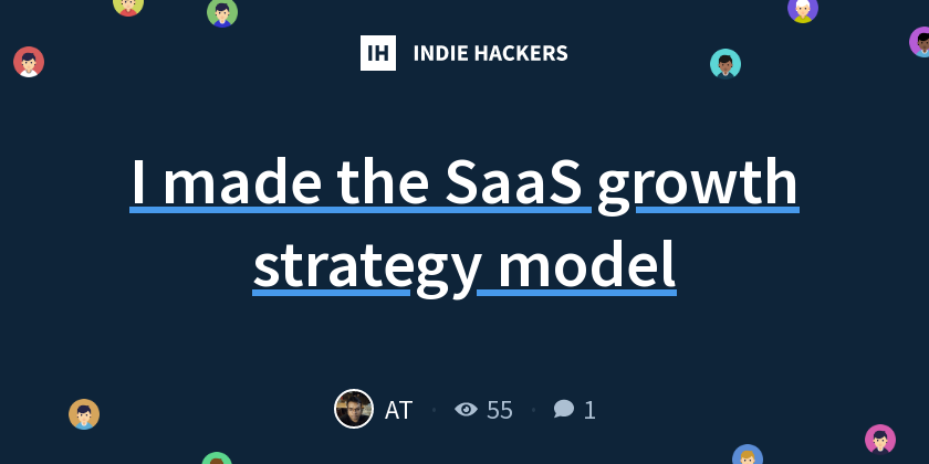 I made the SaaS growth strategy model - Indie Hackers