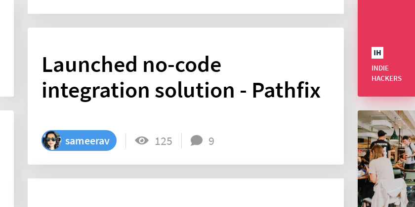 Launched no-code integration solution - Pathfix - Indie Hackers