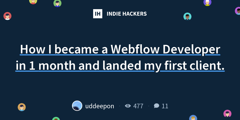 How to become a Webflow Developer in 2024? - Indie Hackers
