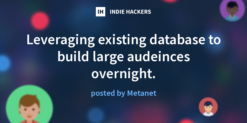 Leveraging existing database to build large audeinces overnight ...