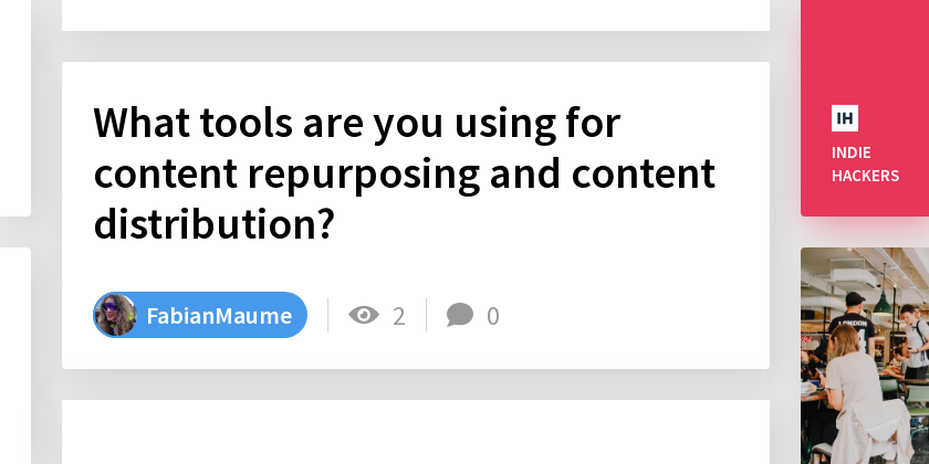 What tools are you using for content repurposing and content ...