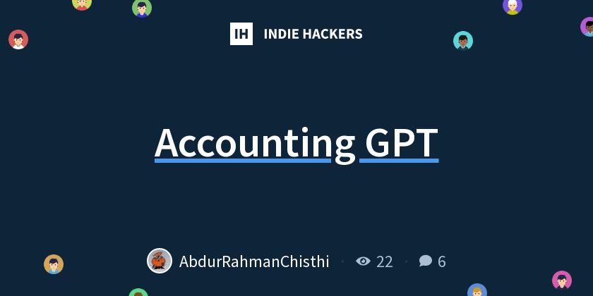 Accounting GPT - Indie Hackers