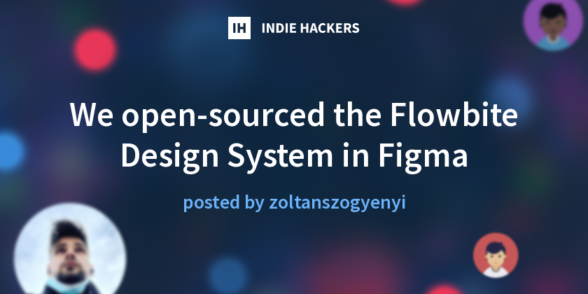 We open-sourced the Flowbite Design System in Figma
