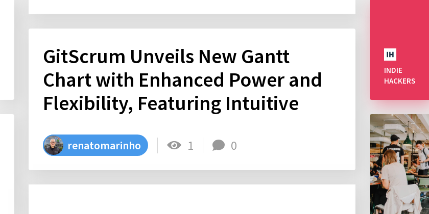 GitScrum Unveils New Gantt Chart with Enhanced Power and Flexibility, Featuring Intuitive Drag ...