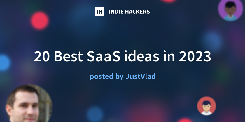 20 Best SaaS ideas in 2023