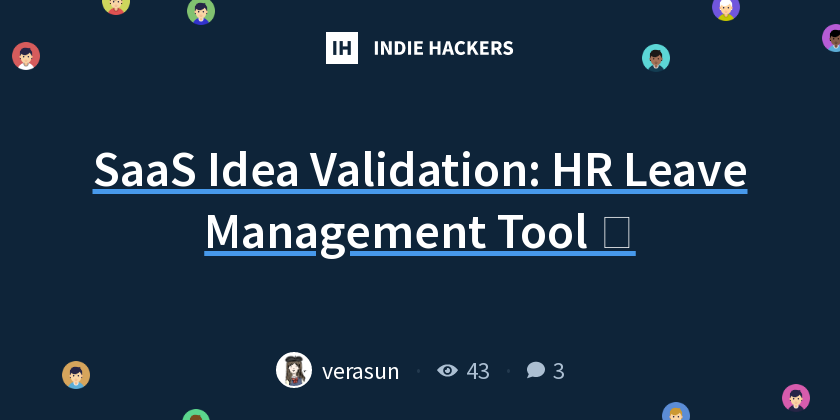 Saas Idea Validation Hr Leave Management Tool 🏖️