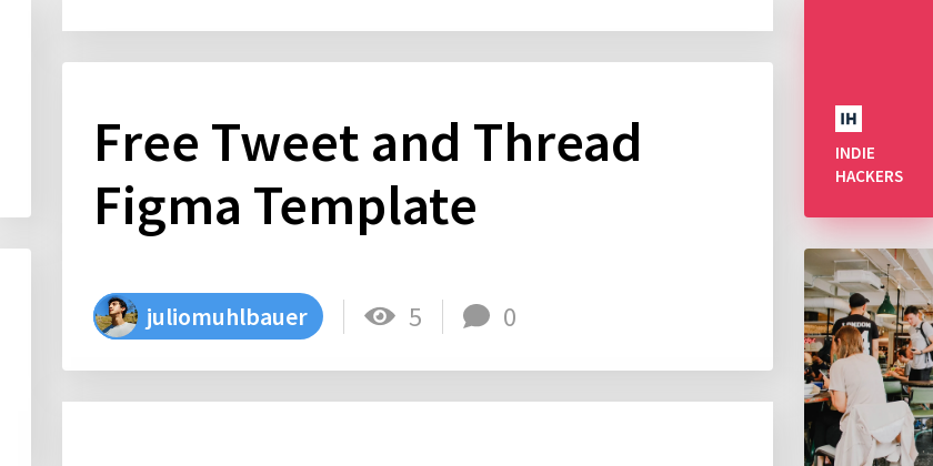Free Tweet and Thread Figma Template