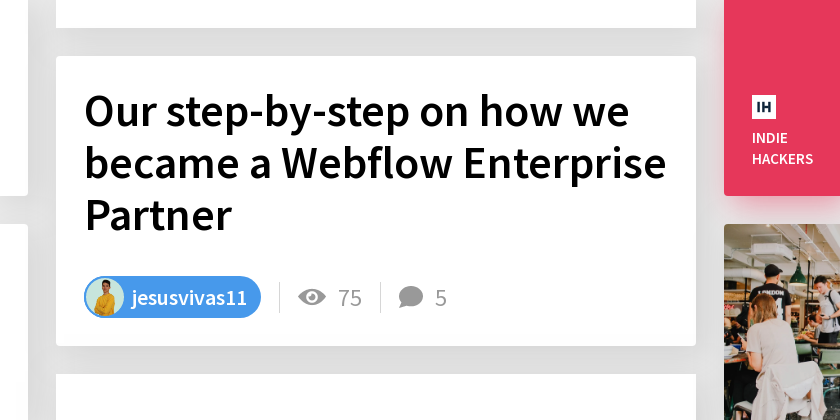 Our step-by-step on how we became a Webflow Enterprise Partner - Indie ...