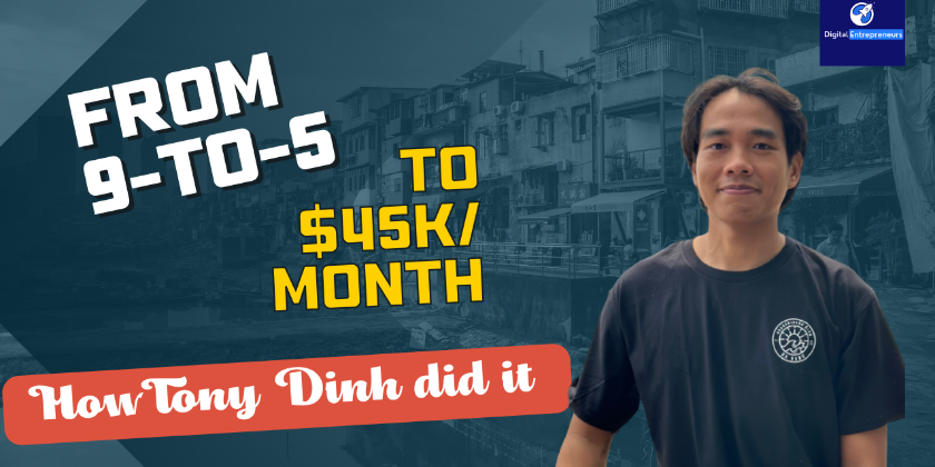 From 9-to-5 to $45K/Month: Tony Dinh's Indie Hacker Odyssey - Indie Hackers