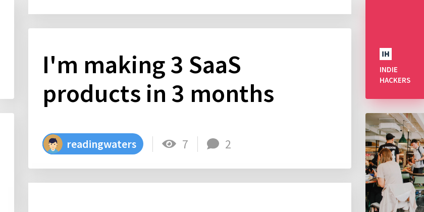 I'm making 3 SaaS products in 3 months - Indie Hackers