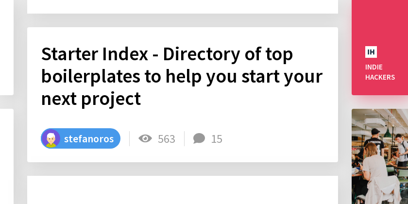 Starter Index - Directory of top boilerplates to help you start your ...