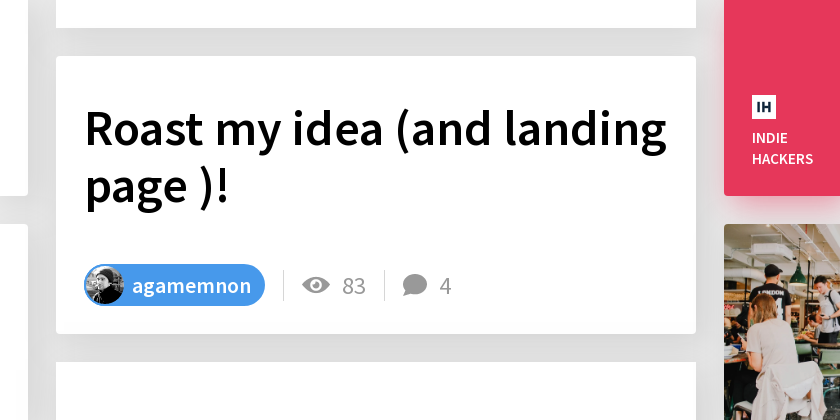 Roast my idea (and landing page )! - Indie Hackers