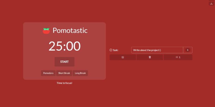 The story of my side project based on Vue.js and Slim - Pomotastic - Pomodoro Timer Online 🍅 ...