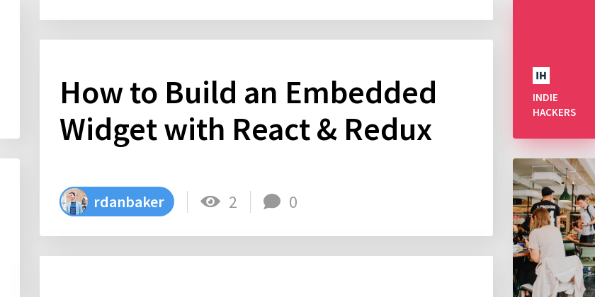 How To Build An Embedded Widget With React And Redux 2902