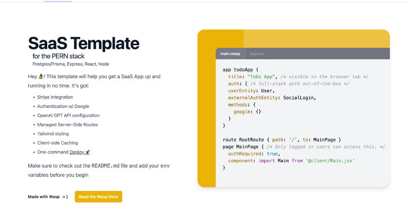 Open Source Saas Template For The Pern Stack Indie Hackers 9108