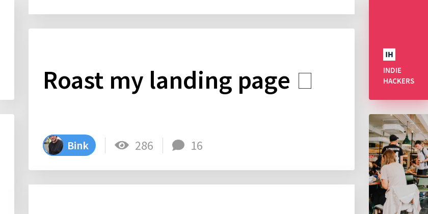 Roast my landing page 🔥 - Indie Hackers
