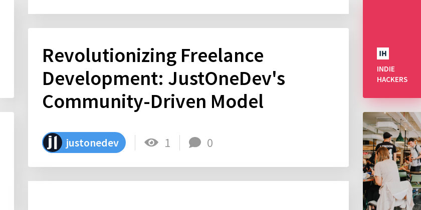 Revolutionizing Freelance Development: JustOneDev's Community-Driven ...