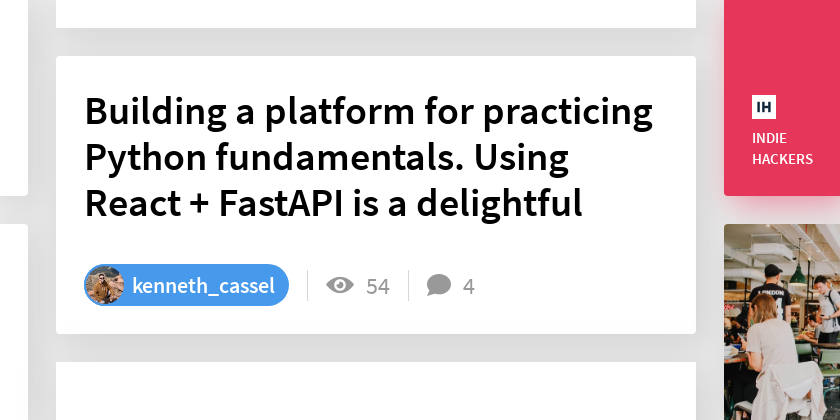 Building A Platform For Practicing Python Fundamentals Using React Fastapi Is A Delightful 1173
