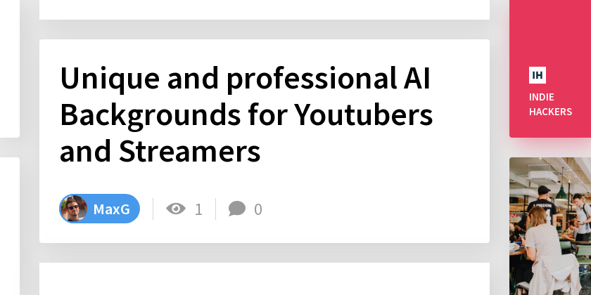 Unique and professional AI Backgrounds for Youtubers and Streamers ...