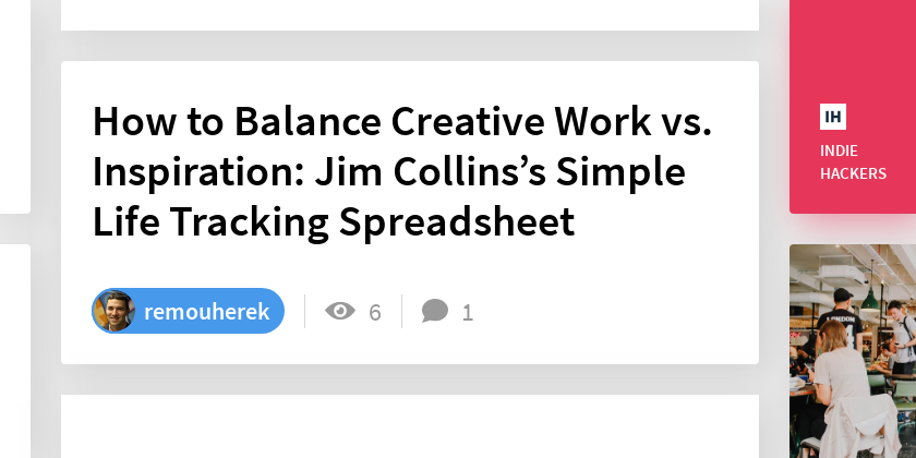 How to Balance Creative Work vs. Inspiration: Jim Collins’s Simple Life ...