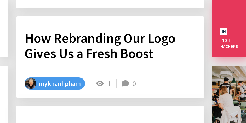 How Rebranding Our Logo Gives Us a Fresh Boost - Indie Hackers