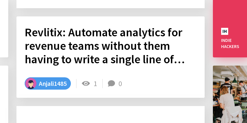 Revlitix Automate Analytics For Revenue Teams Without Them Having To Write A Single Line Of