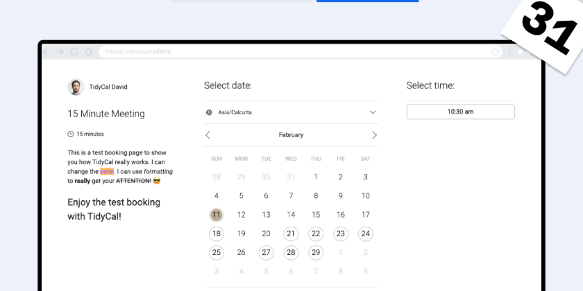 Here is a design Roast of Tidy Cal