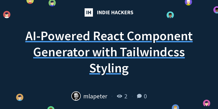 Ai Powered React Component Generator With Tailwindcss Styling 