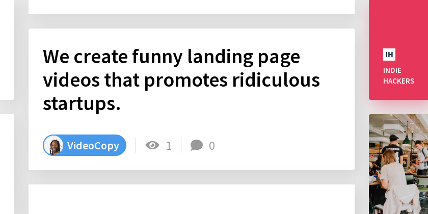 We create funny landing page videos that promotes ridiculous startups ...