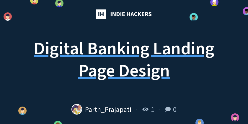 Digital Banking Landing Page Design