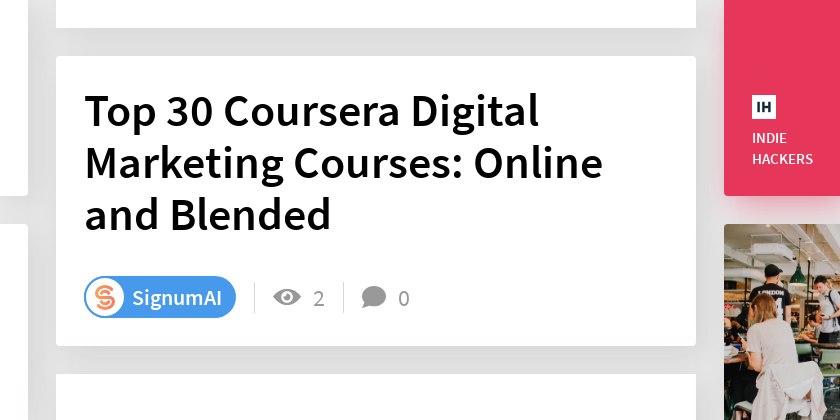 Top 30 Coursera Digital Marketing Courses: Online and Blended - Indie ...