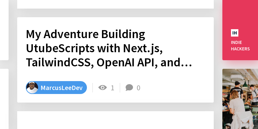 My Adventure Building UtubeScripts with Next.js, TailwindCSS, OpenAI ... My Adventure Building UtubeScripts with Next.js, TailwindCSS, OpenAI ...