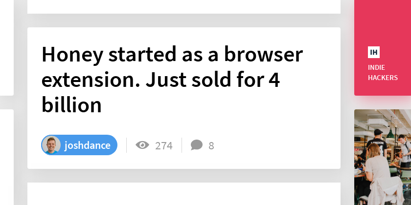 Honey started as a browser extension. Just sold for 4 billion - Indie ...