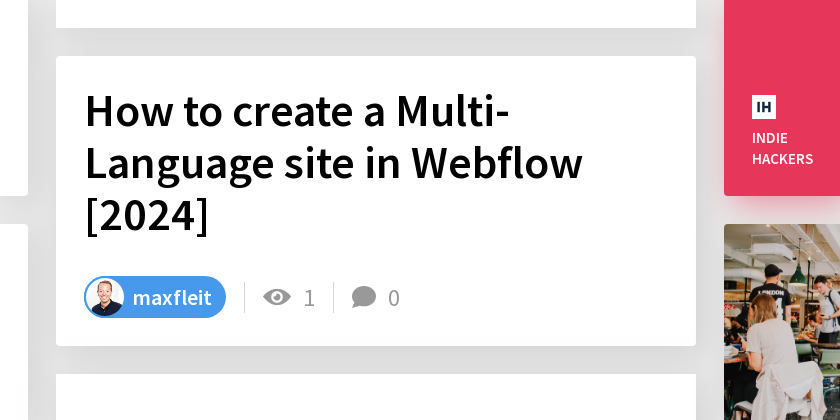 How to create a Multi-Language site in Webflow [2024] - Indie Hackers