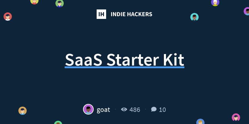 SaaS Starter Kit - Indie Hackers
