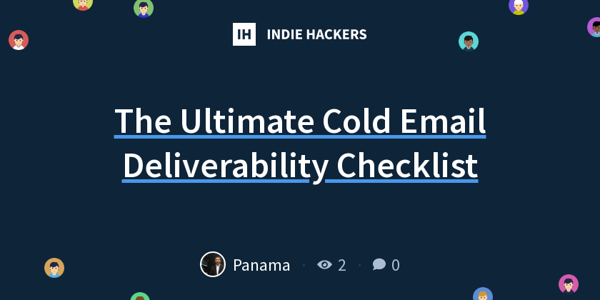 The Ultimate Cold Email Deliverability Checklist