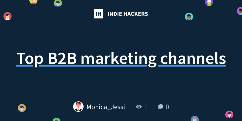 Top B2B marketing channels