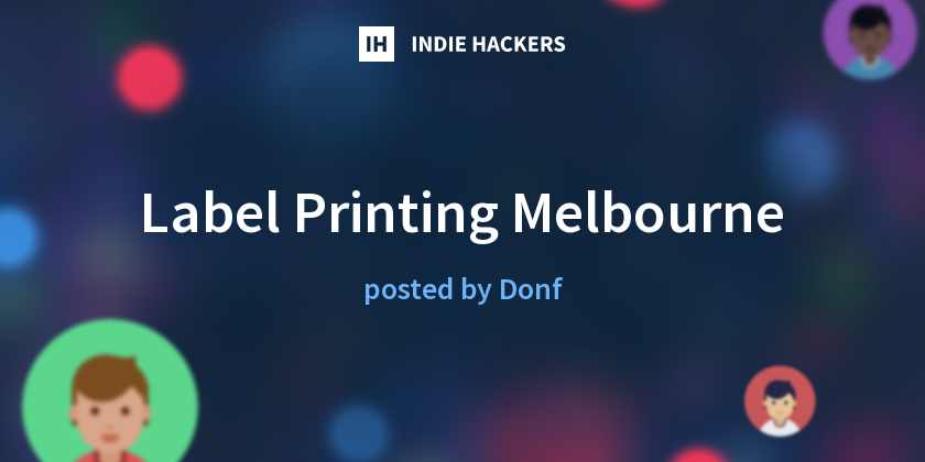 Label Printing Melbourne