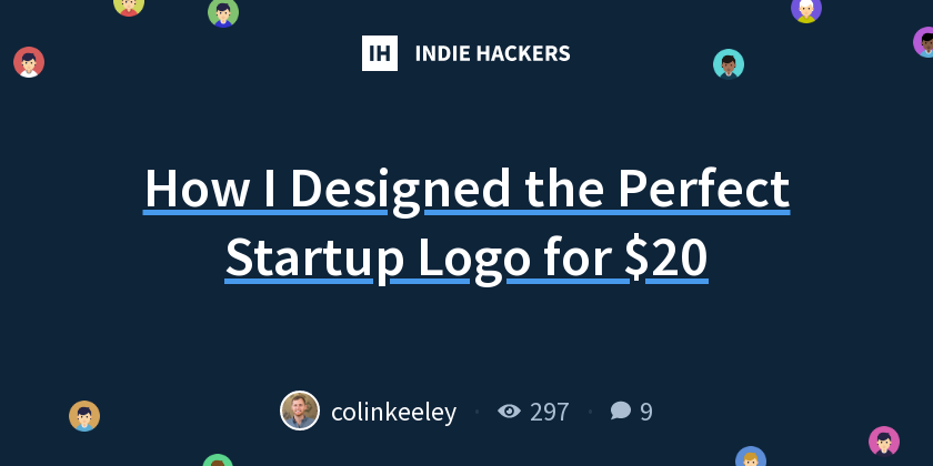 How I Designed the Perfect Startup Logo for $20 - Indie Hackers