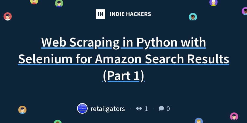 Web Scraping in Python with Selenium for Amazon Search Results (Part 1 ...