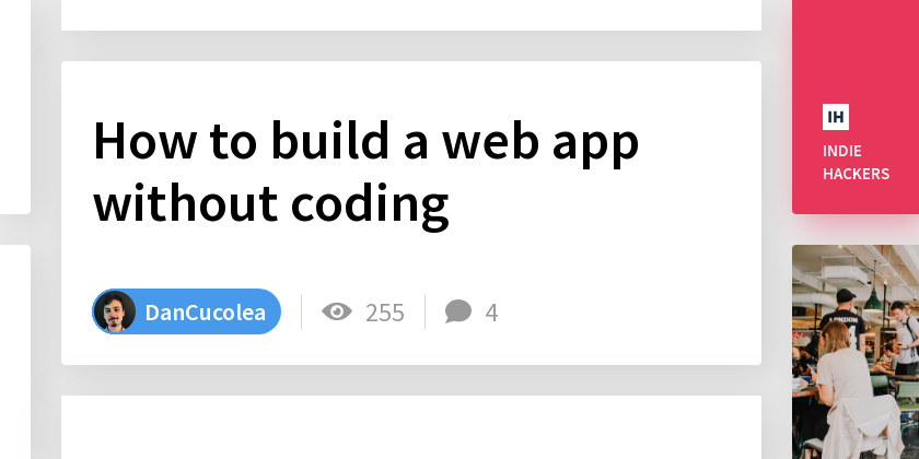 How To Build A Web App Without Coding Indie Hackers 3588