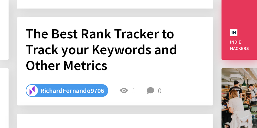 The Best Rank Tracker to Track your Keywords and Other Metrics - Indie ...