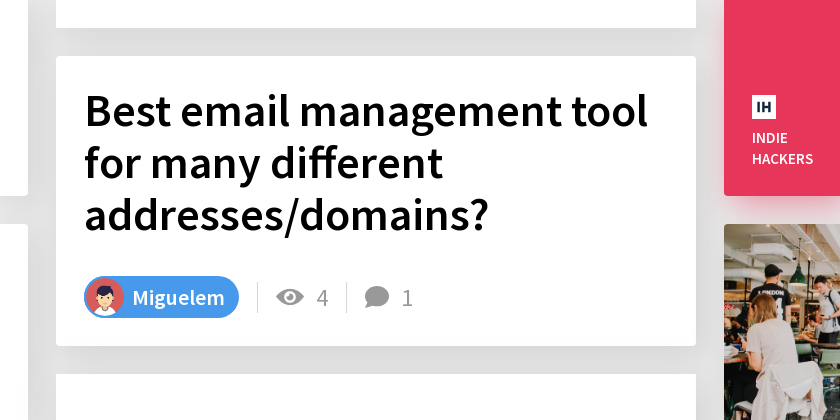 Best email management tool for many different addresses/domains ...