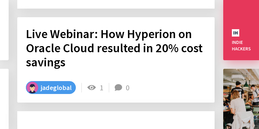 Live Webinar: How Hyperion on Oracle Cloud resulted in 20% cost savings ...