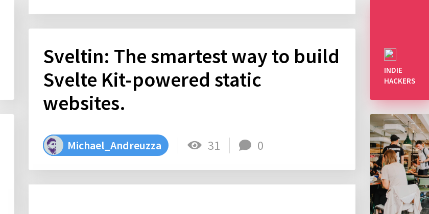 Sveltin: The smartest way to build Svelte Kit-powered static websites ...