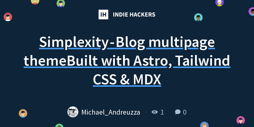 Simplexity Blog Multipage Themebuilt With Astro Tailwind Css And Mdx 3136