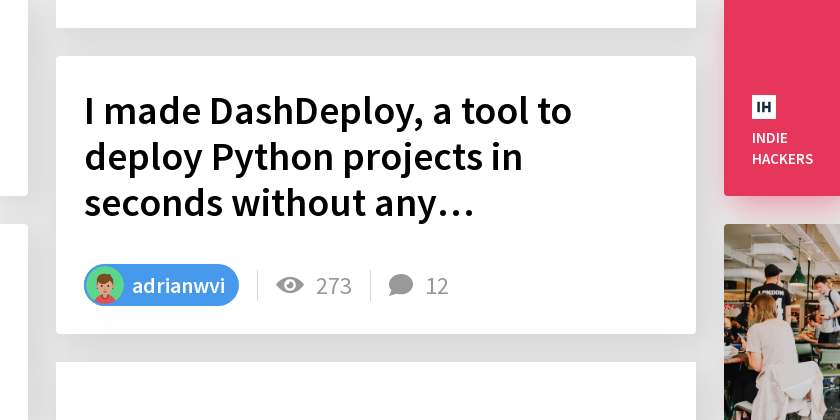 I Made Dashdeploy A Tool To Deploy Python Projects In Seconds Without Any Infrastructure Or 2315