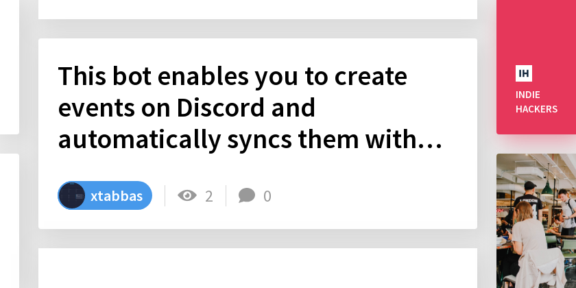 This bot enables you to create events on Discord and automatically ...