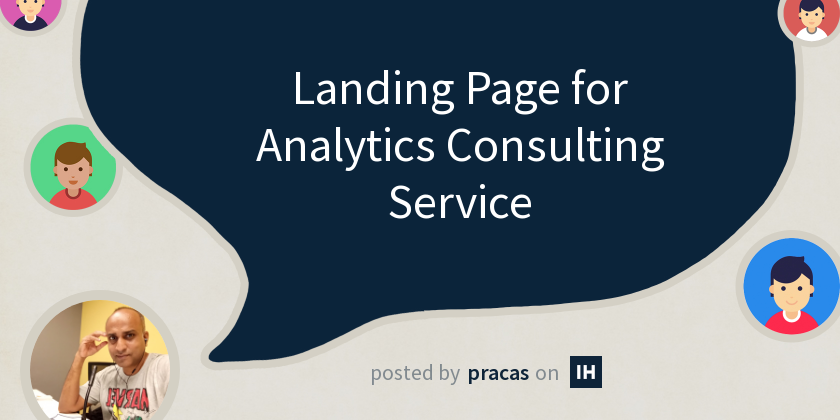 Landing Page for Analytics Consulting Service