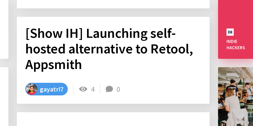 [Show IH] Launching self-hosted alternative to Retool, Appsmith - Indie ...